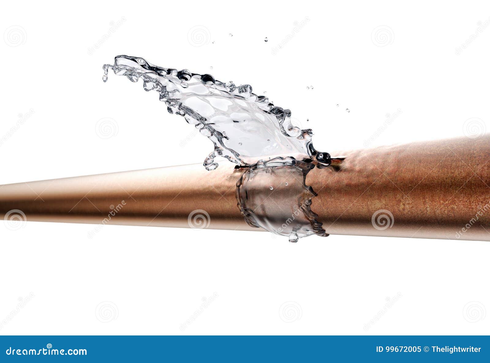 Set Broken Pipe With Leaking Water, Bio Fuel, Industry, Oil Drop ...