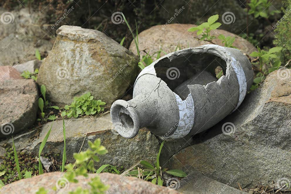 Broken pitcher stock photo. Image of pottery, landscape - 30731568