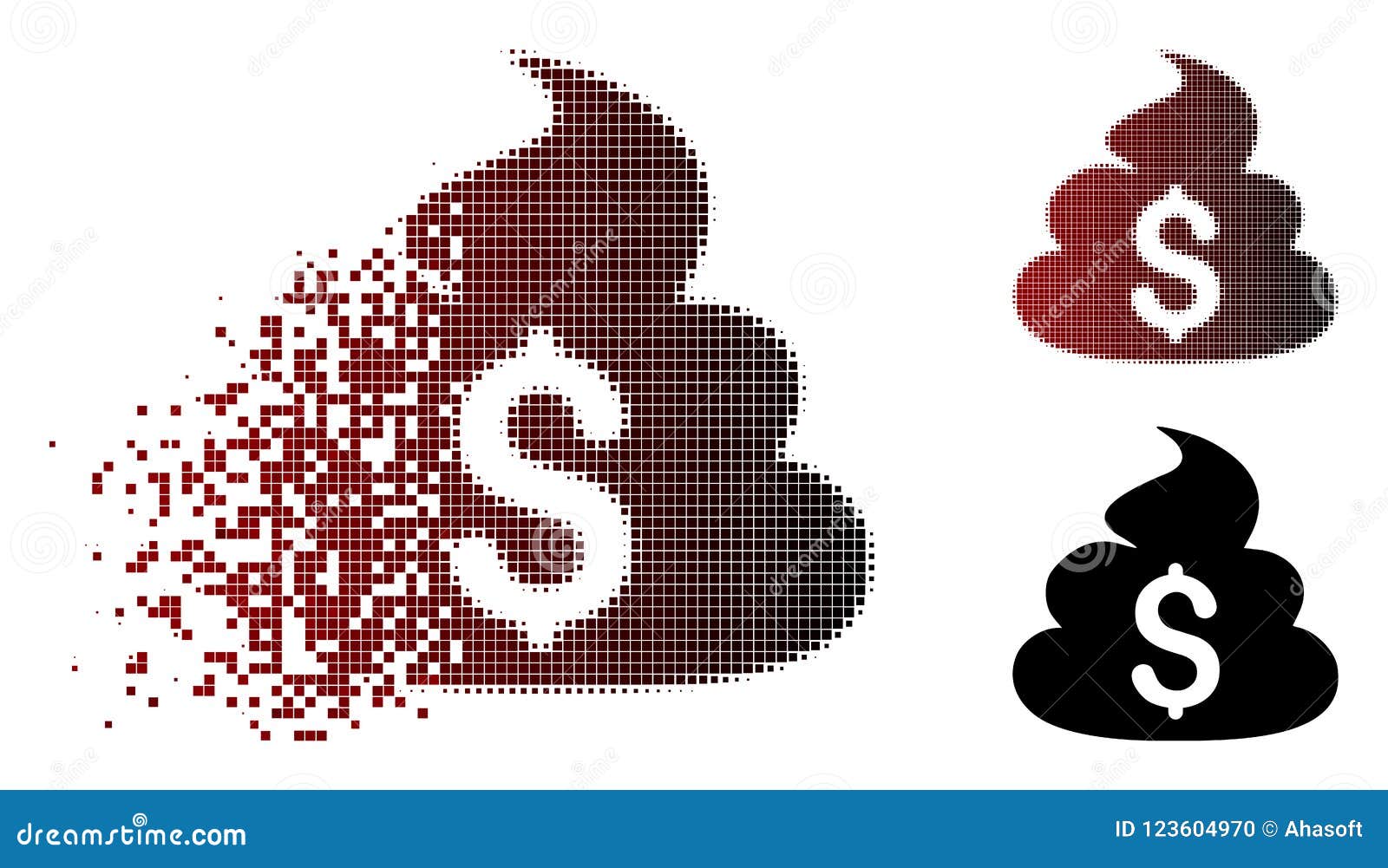 Shit Pixel Art. Turd Are Pixelated. Poop Cartoon Vector | CartoonDealer ...