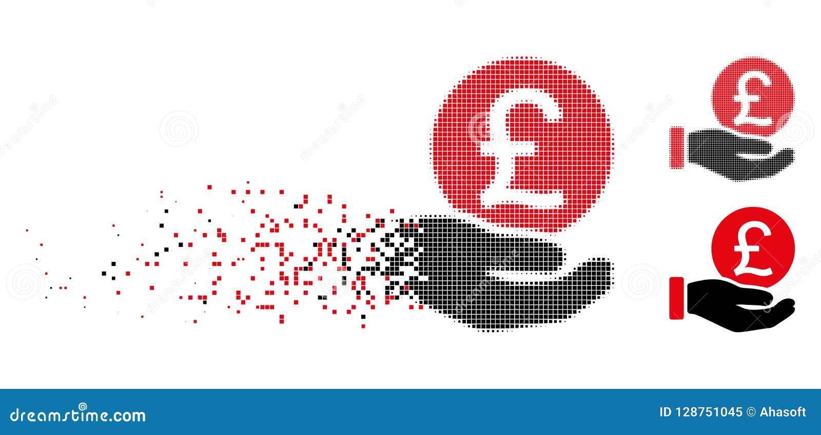 Broken Pixelated Halftone British Pound Coin Payment Icon Stock Vector ... Broken Pixelated Halftone British Pound Coin Payment Icon Stock Vector ...