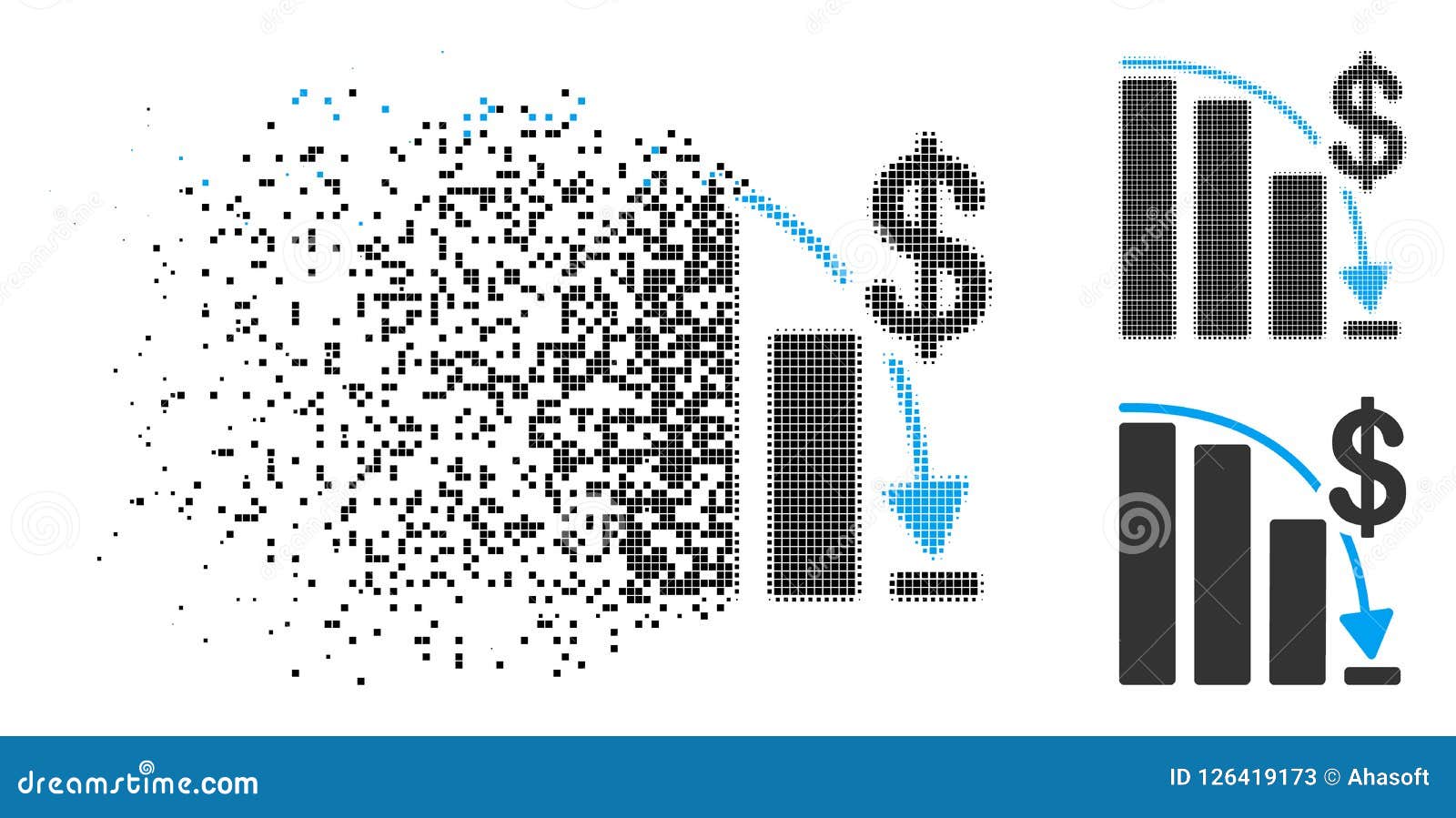 Broken Pixelated Halftone Epic Fail Icon Stock Vector - Illustration of ...