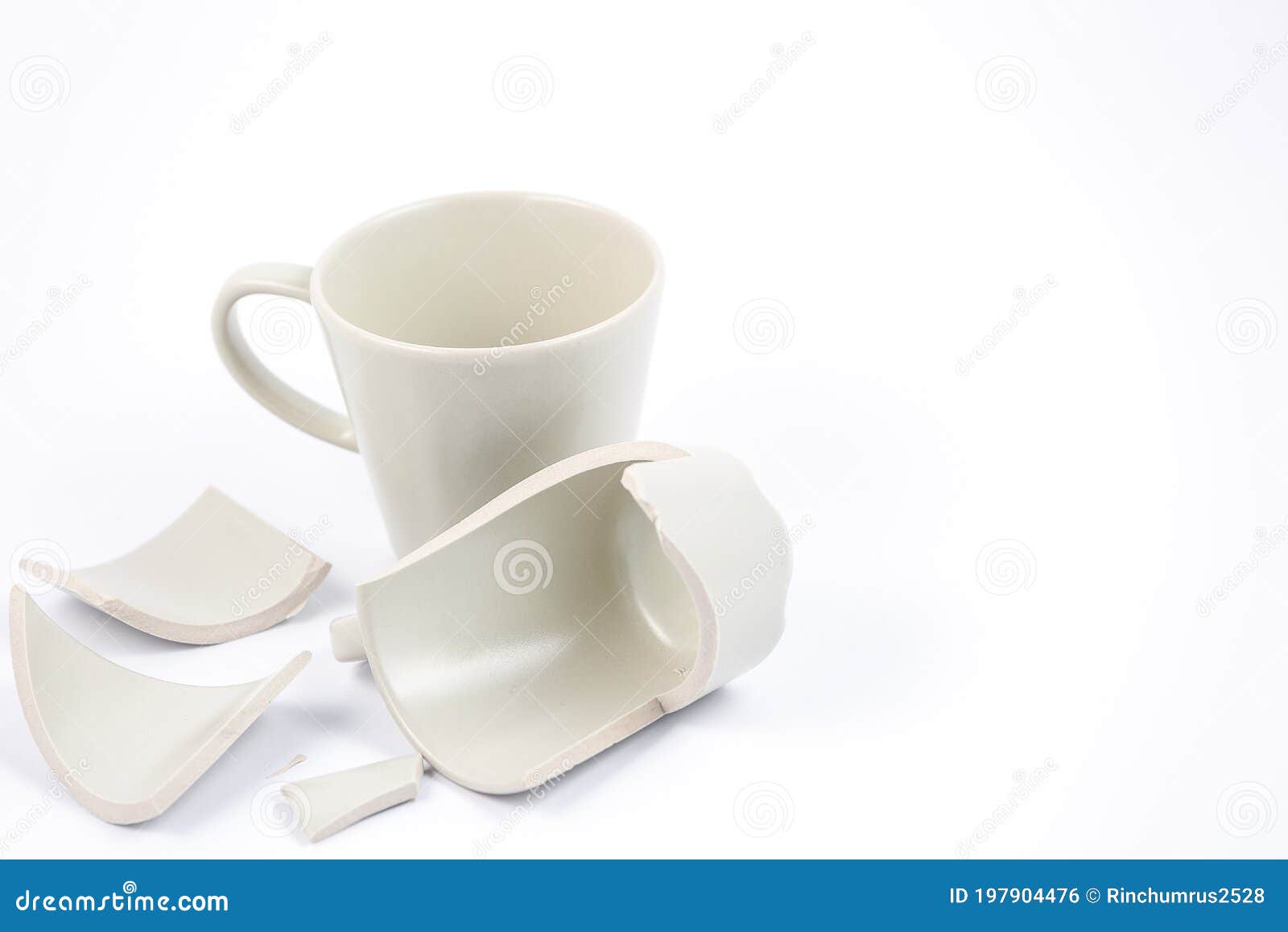 Broken Plate or Broken Glass on the on the Floor in the Kitchen the ...