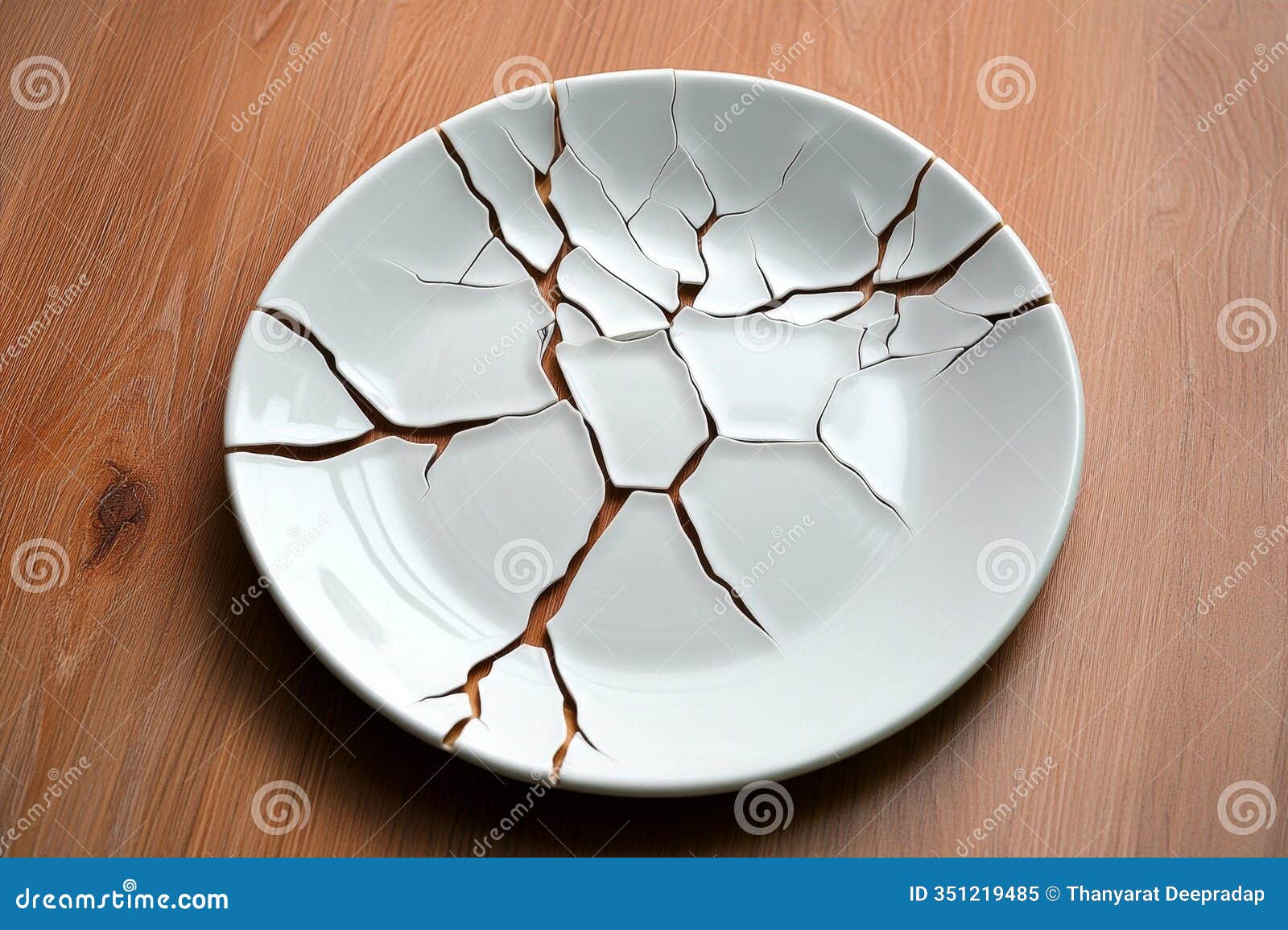 Broken Plate, Fragile Materials, Easy To Damage Reminds Us Of The ...