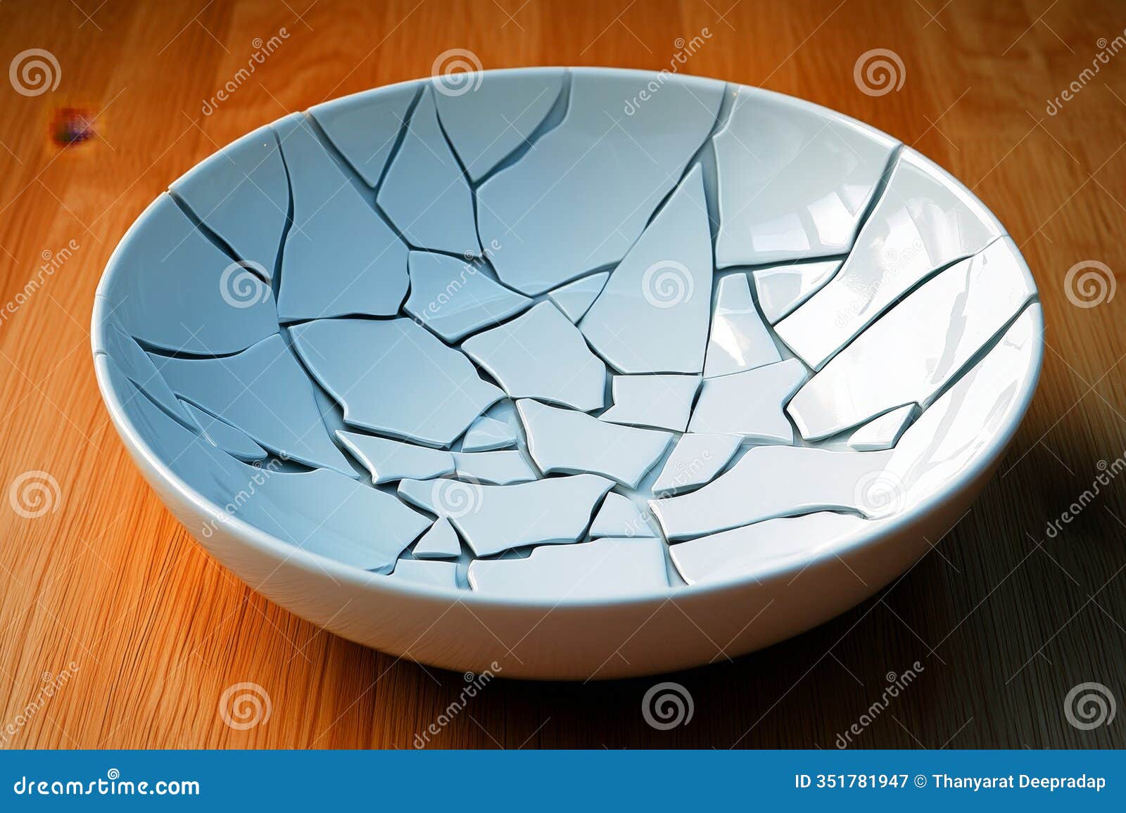 Broken Plate, Metaphor For Relationships, Fractured Bonds Mirrors The ...