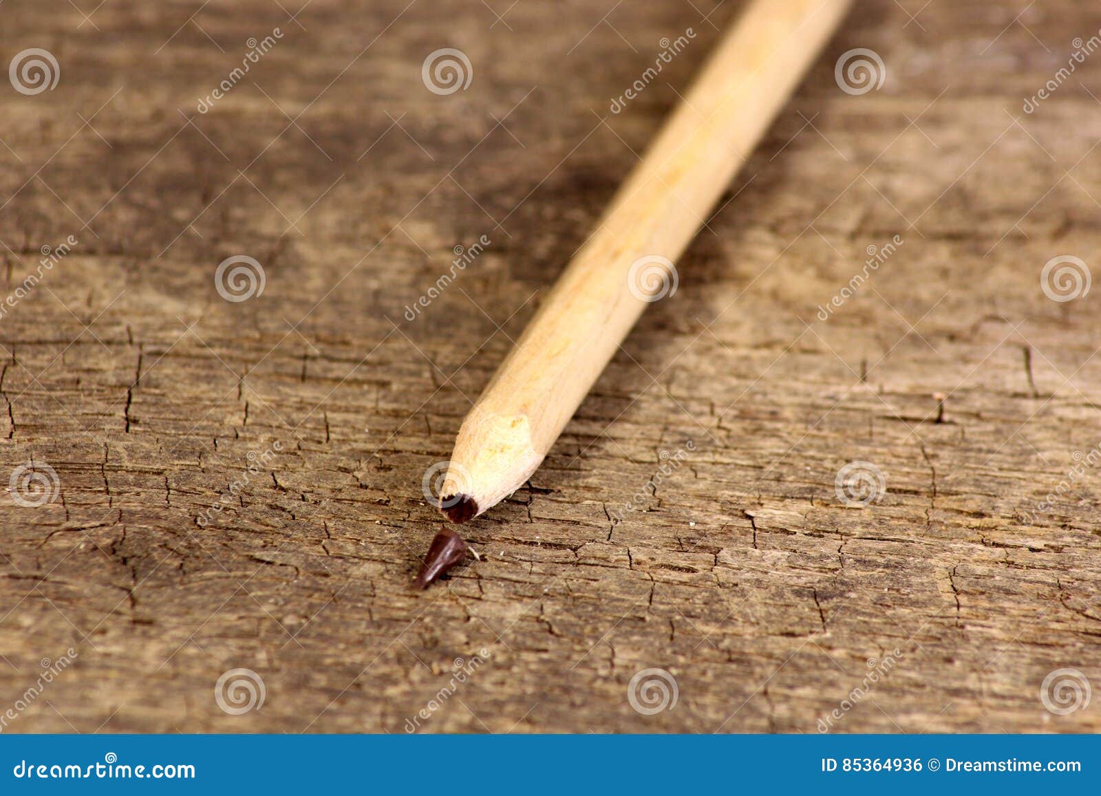 Broken Point Pencil and Rubber Stock Photo - Image of rubber, writing ...