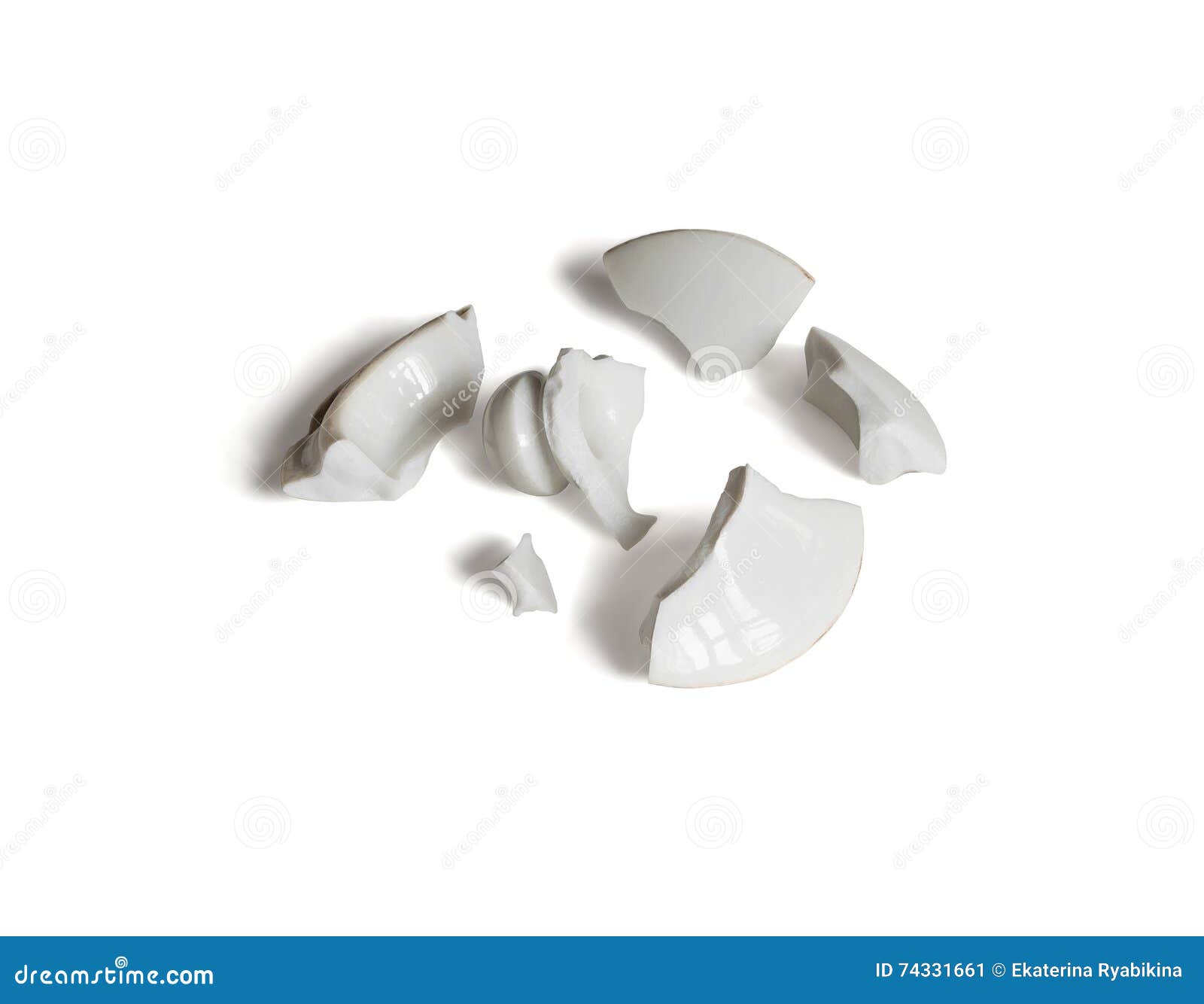 Broken porcelain stock image. Image of sharp, break, integral - 74331661