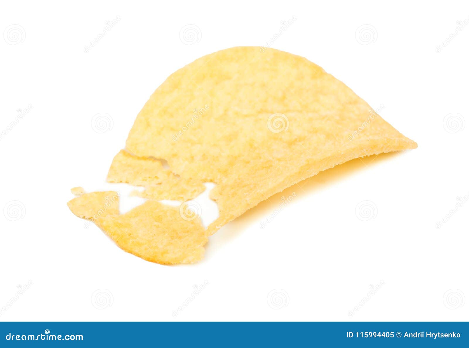 Broken potato chip stock image. Image of cholesterol - 115994405