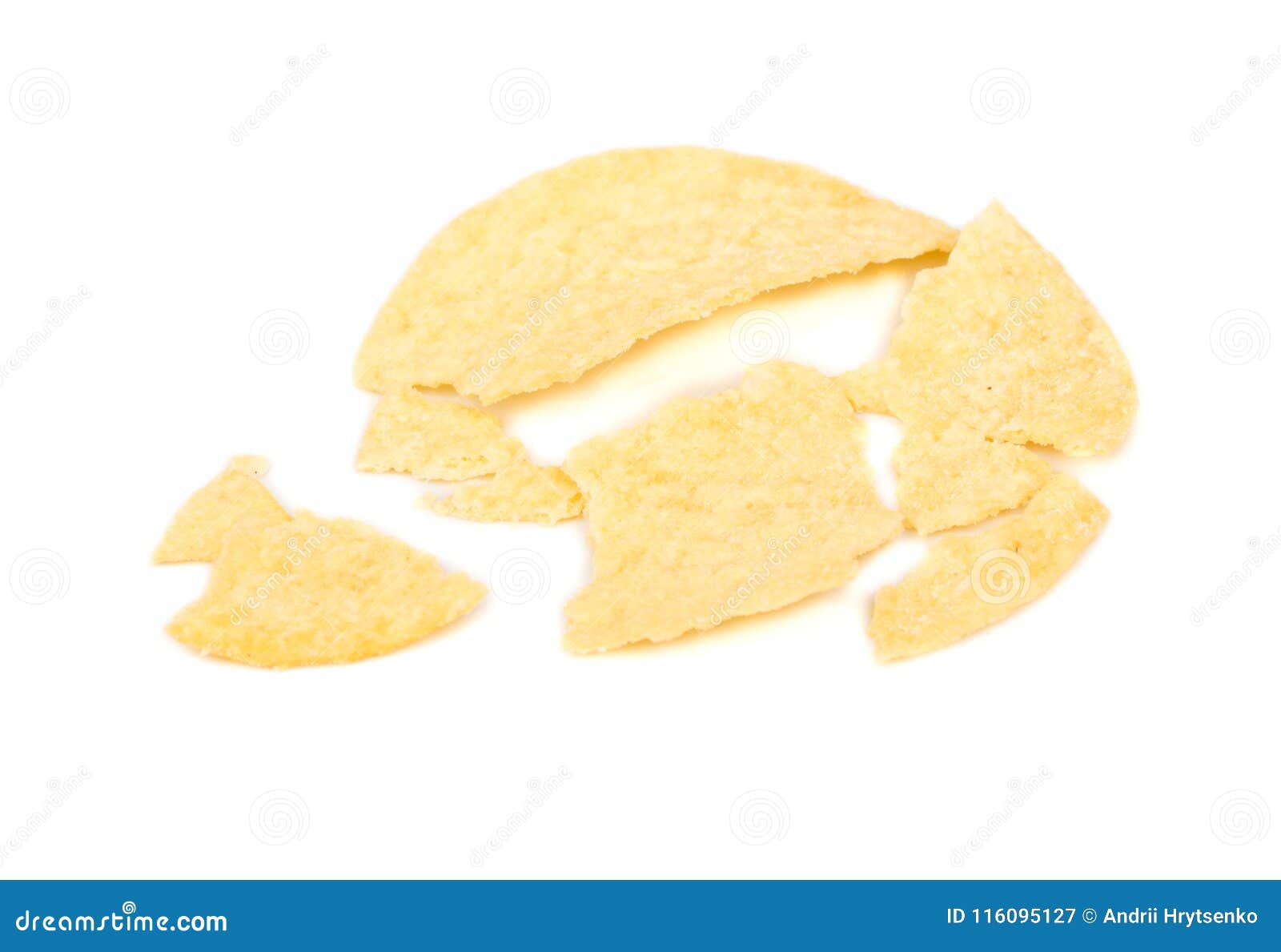 Broken potato chip stock image. Image of chips, prepared - 116095127