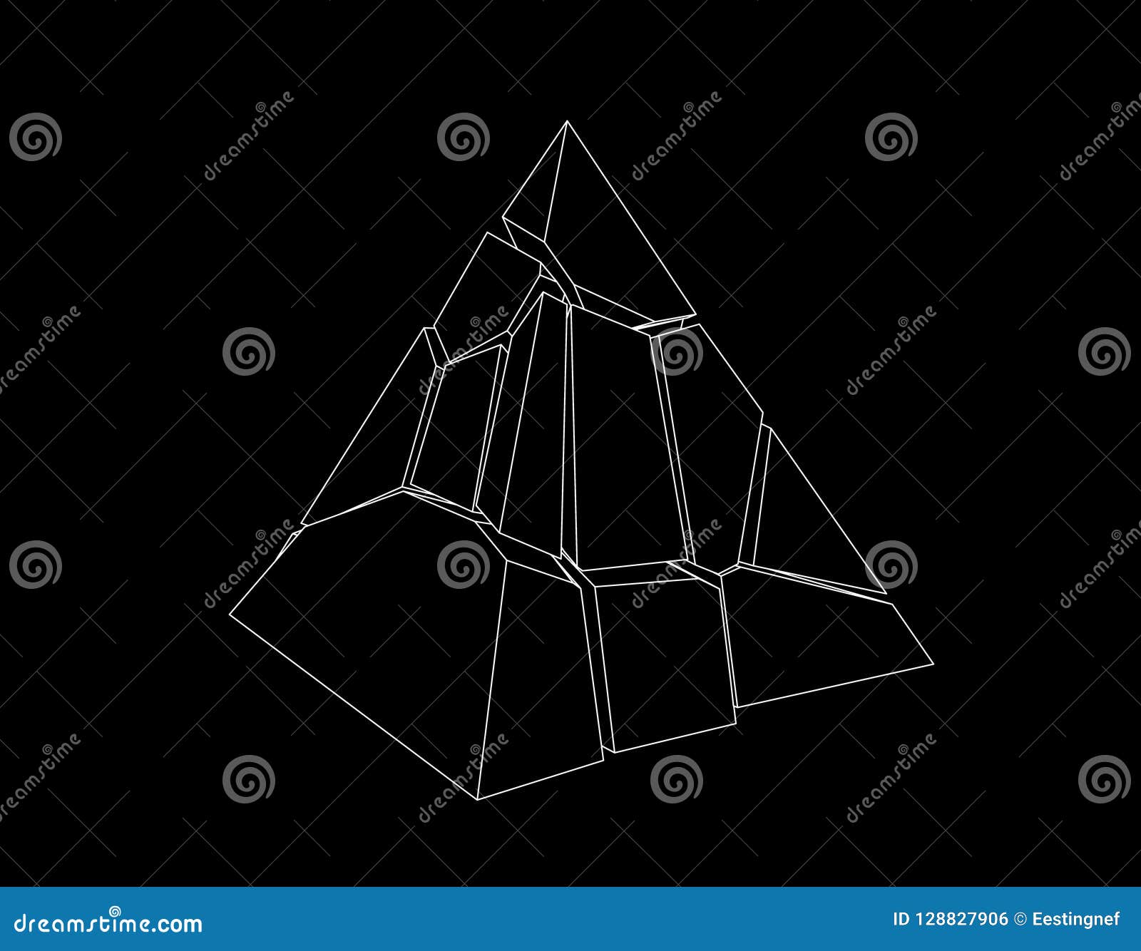 Broken Pyramid Stock Illustrations – 302 Broken Pyramid Stock ...