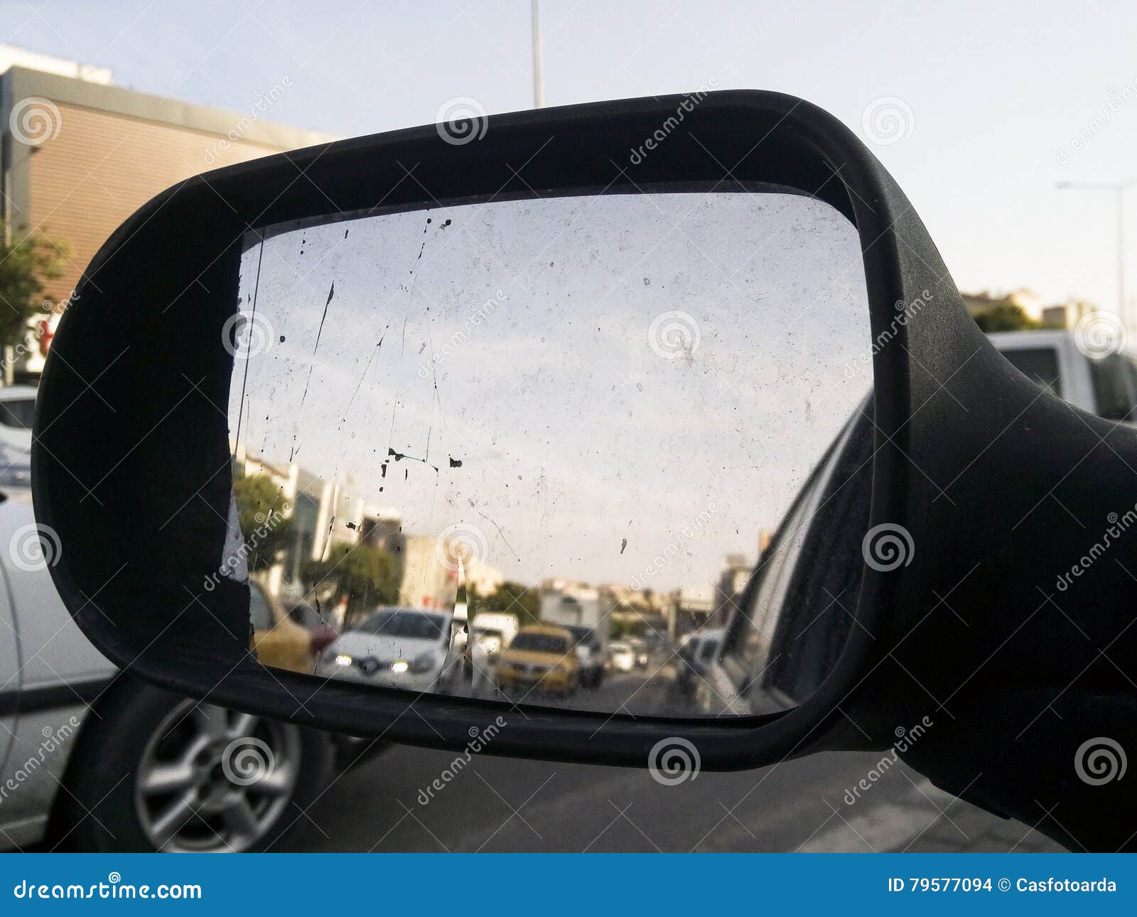 Broken rearview mirror stock photo. Image of object, rear - 79577094