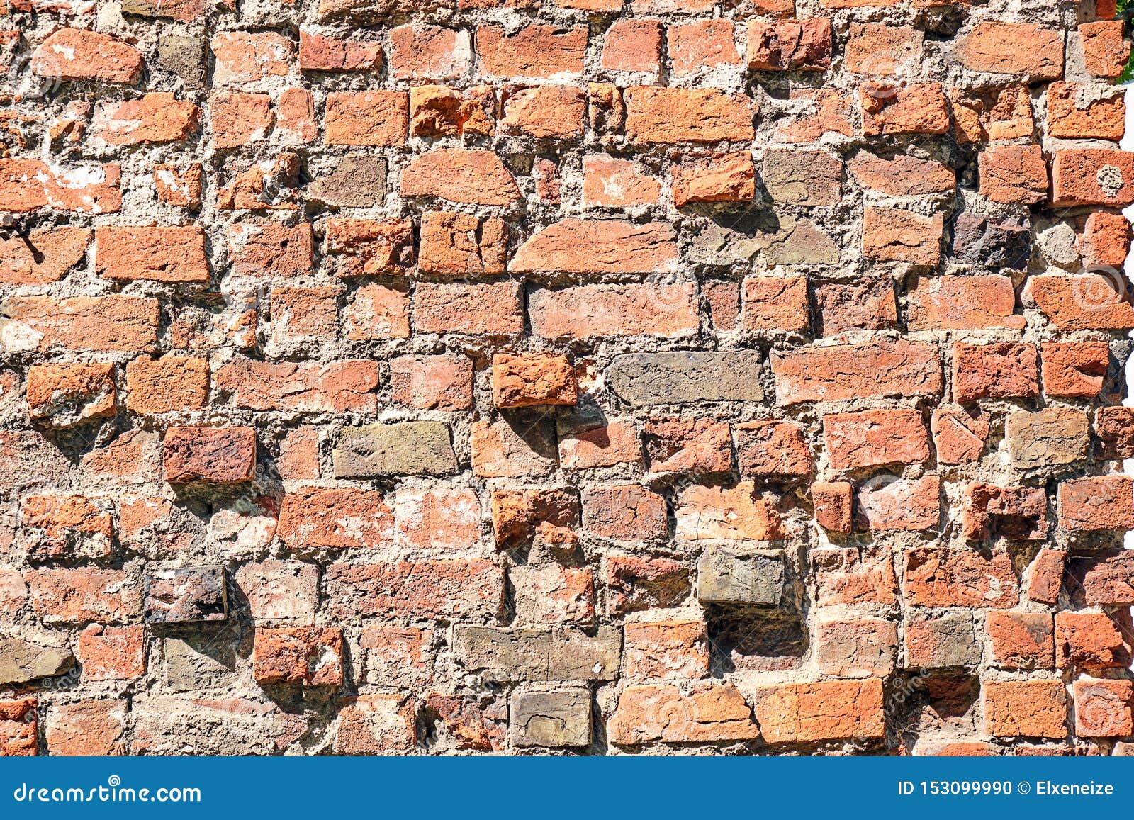 Broken Red Brick Wall Stock Images - Download 17,295 Royalty Free Photos
