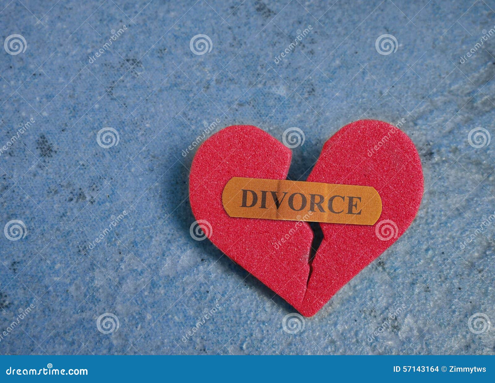 Broken red Divorce heart stock photo. Image of mend, repair - 57143164