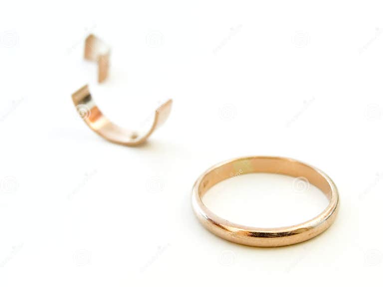 Broken ring stock image. Image of ring, connection, oath - 4516377
