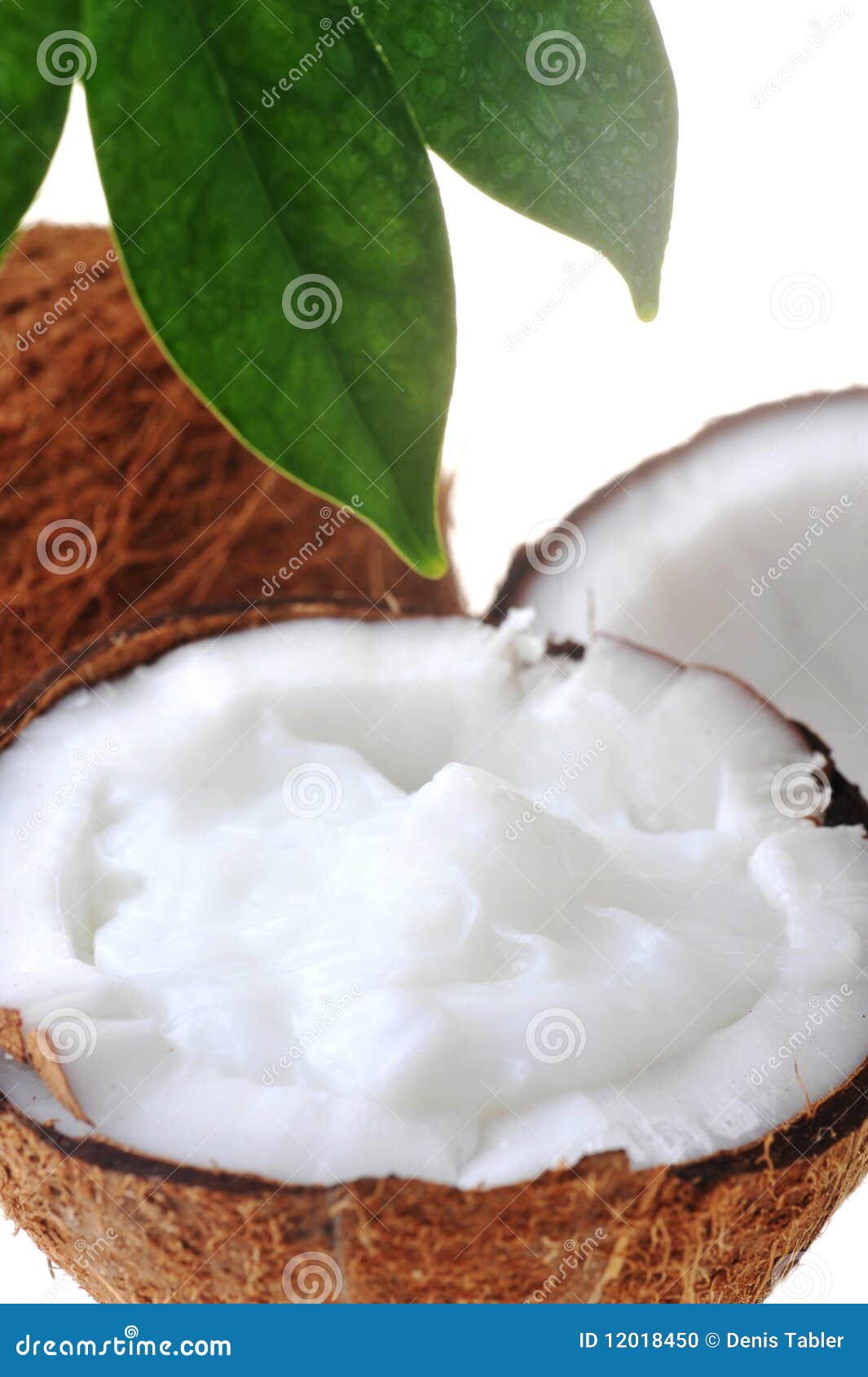 Broken ripe coconut stock photo. Image of milk, crevice - 12018450