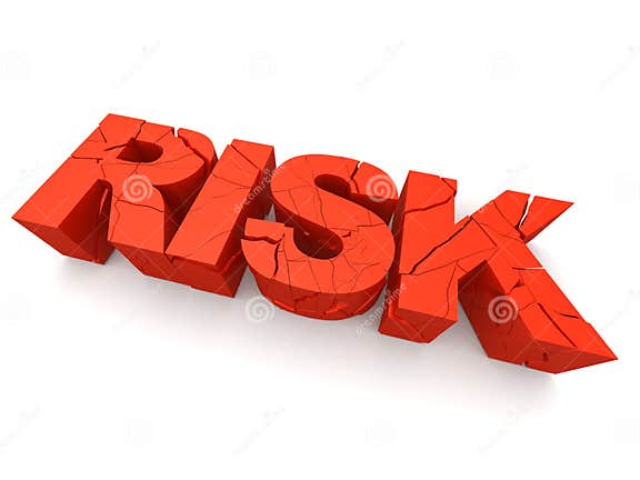 Broken risk stock illustration. Illustration of crash - 7218008