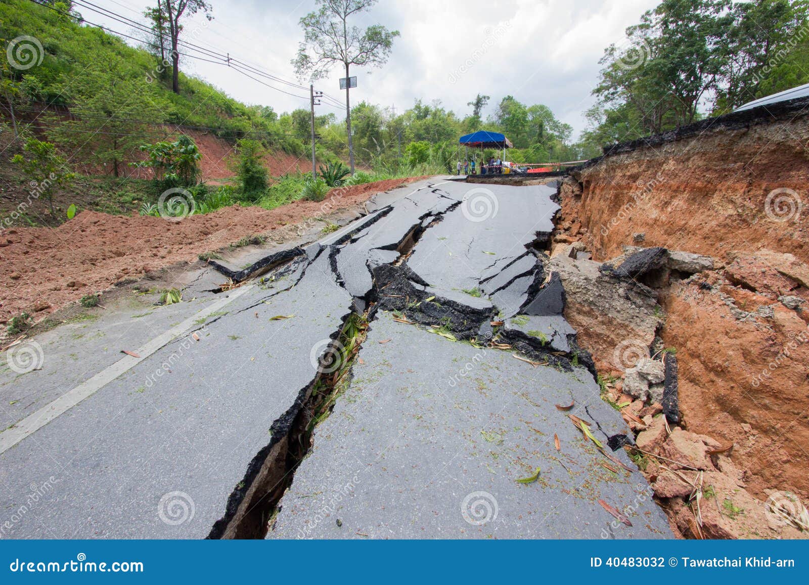 Broken Road To Broken Beach In Nusa Penida, Bali, Indonesia. Royalty ...
