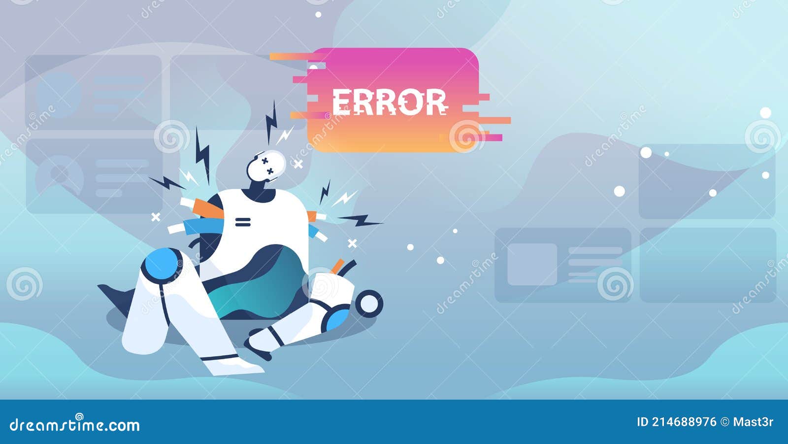 Overloaded Full Garbage Containers On The Street And Waste Truck Parked ...