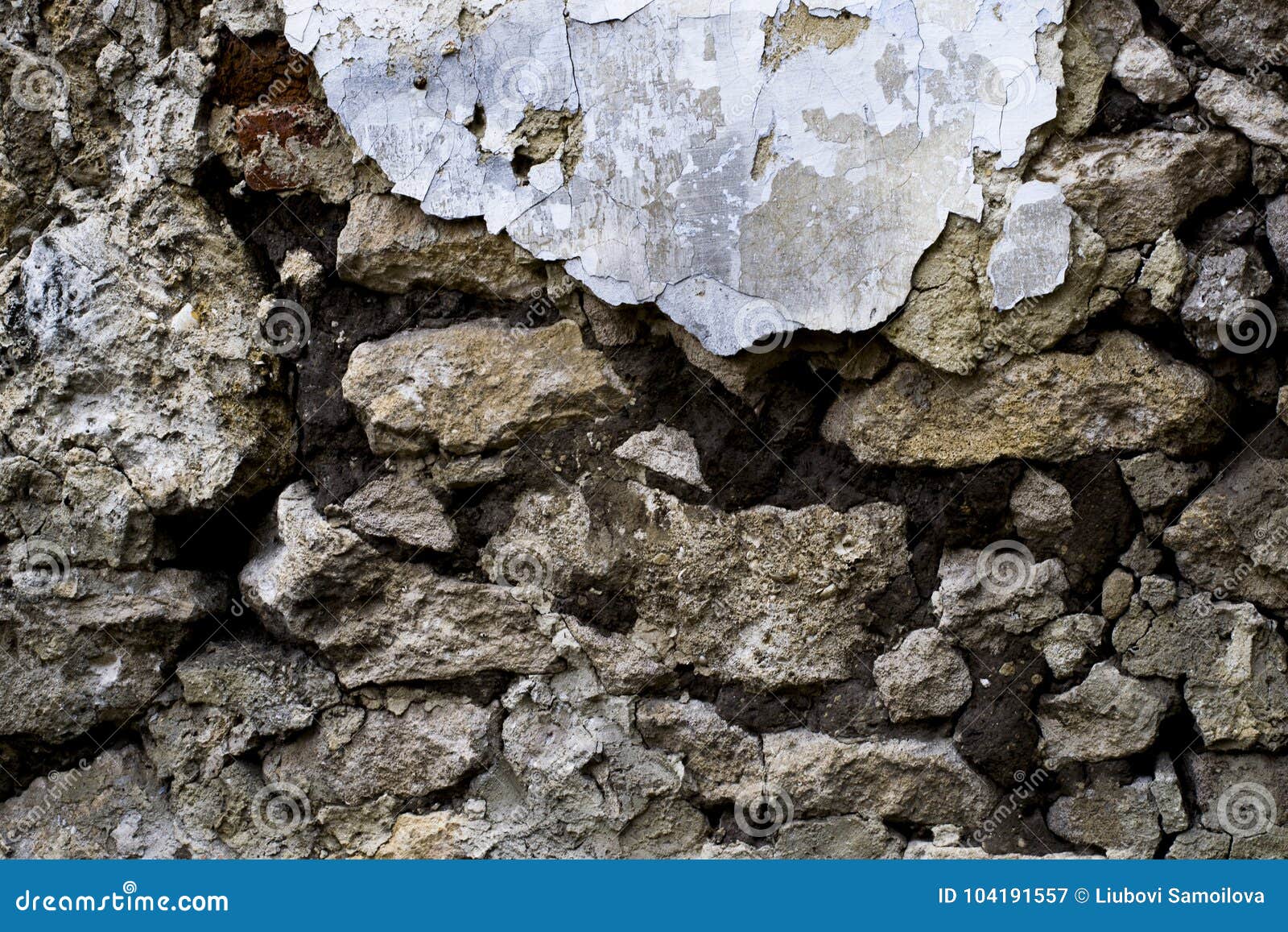 Broken Rock Texture Background. the Texture of the Old and Broke Stock ...