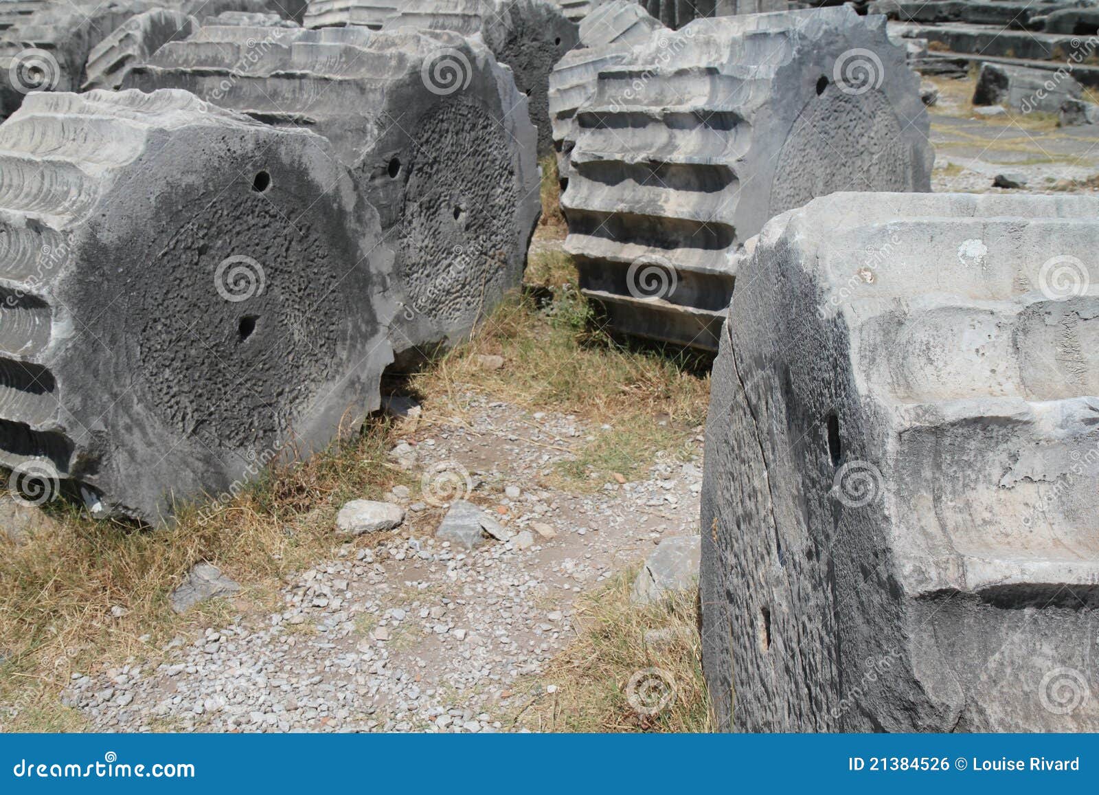 Broken Roman temple stock photo. Image of civilization - 21384526