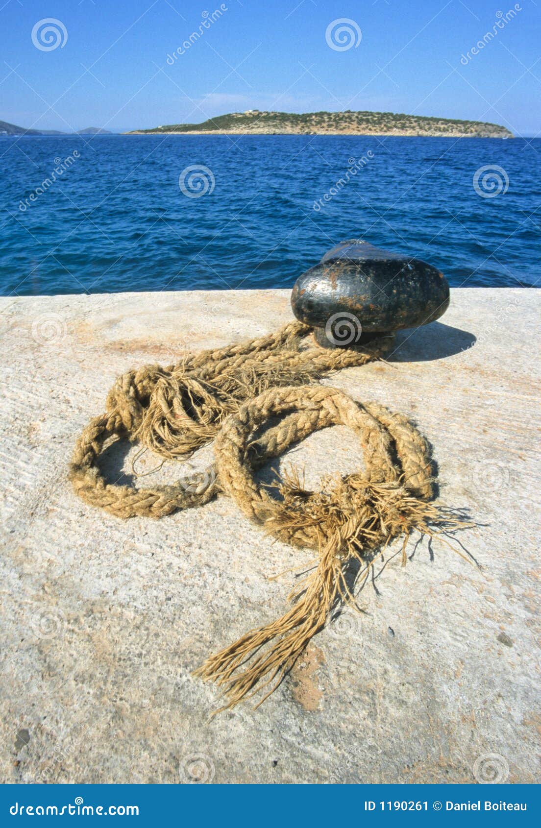 Broken rope stock image. Image of departure, cruising - 1190261