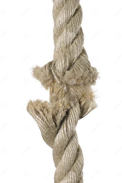 Broken rope stock image. Image of dangerous, problem - 13192887