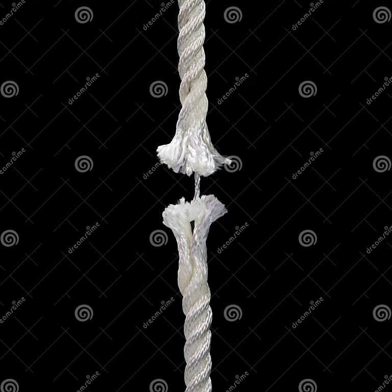 Broken rope stock photo. Image of metaphor, hang, flaw - 4477614