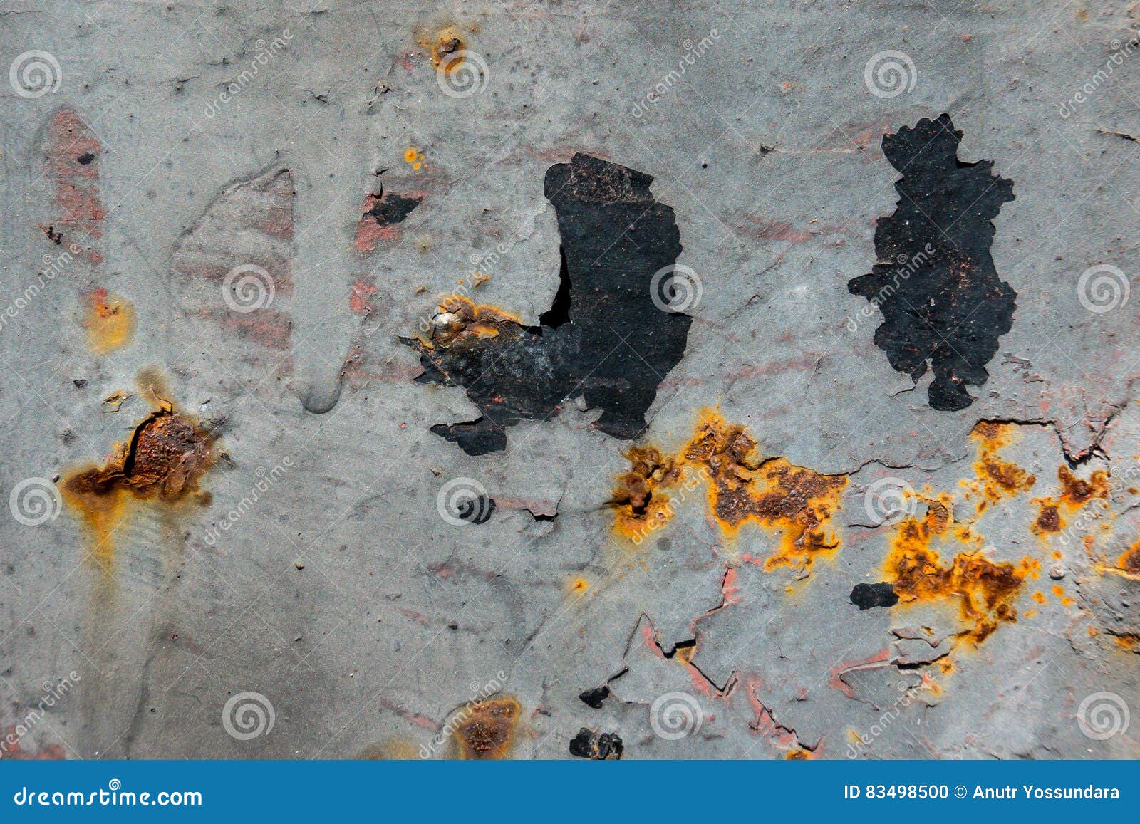 Broken Rustic Metal Worn Out Surface. Stock Photo - Image of rustic ...
