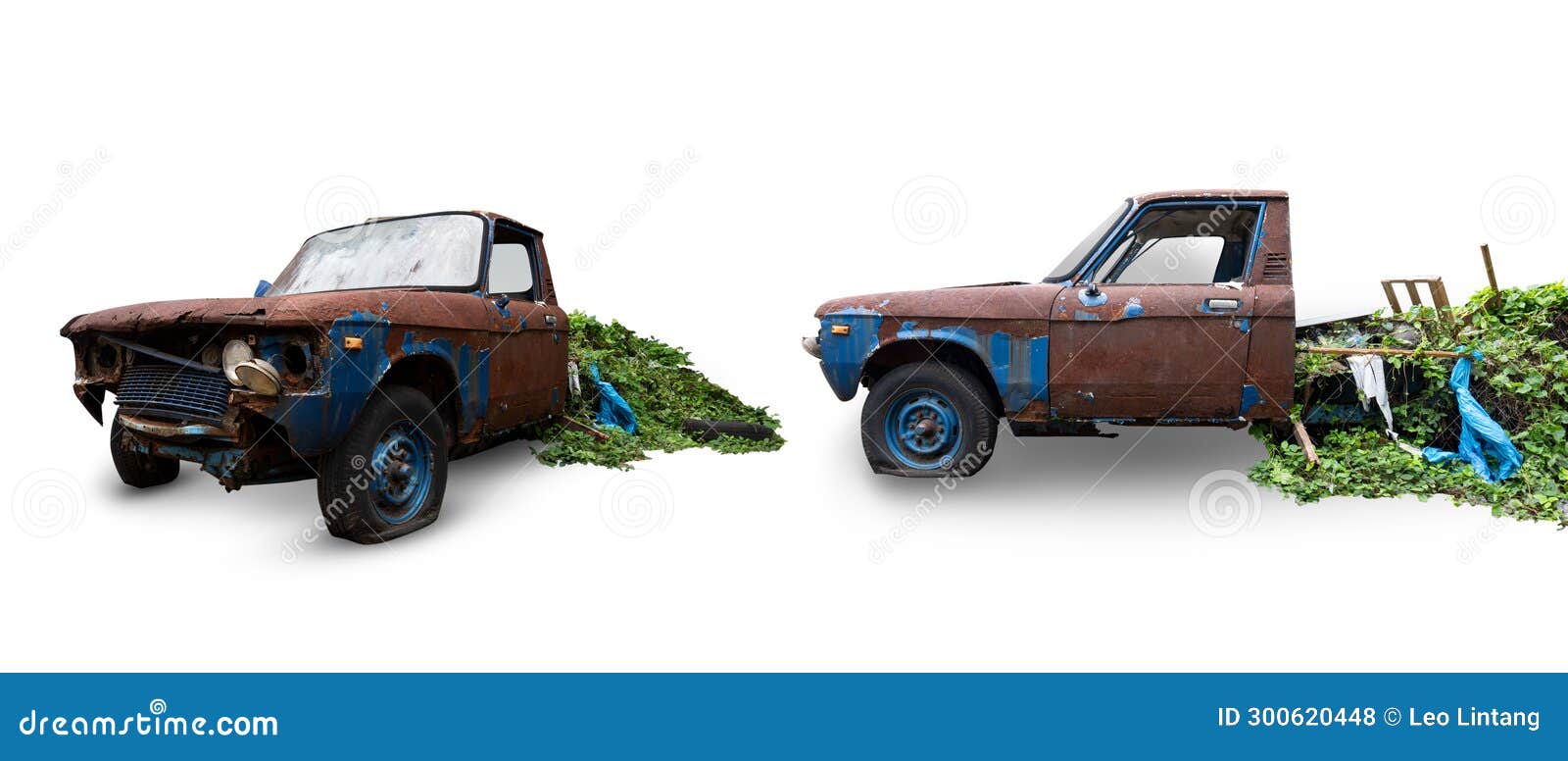 Broken Rusty Car because of the Crash Accident Stock Photo - Image of ...