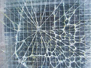 Broken Safety Wire Glass Background Stock Photo - Image of refreshing ...