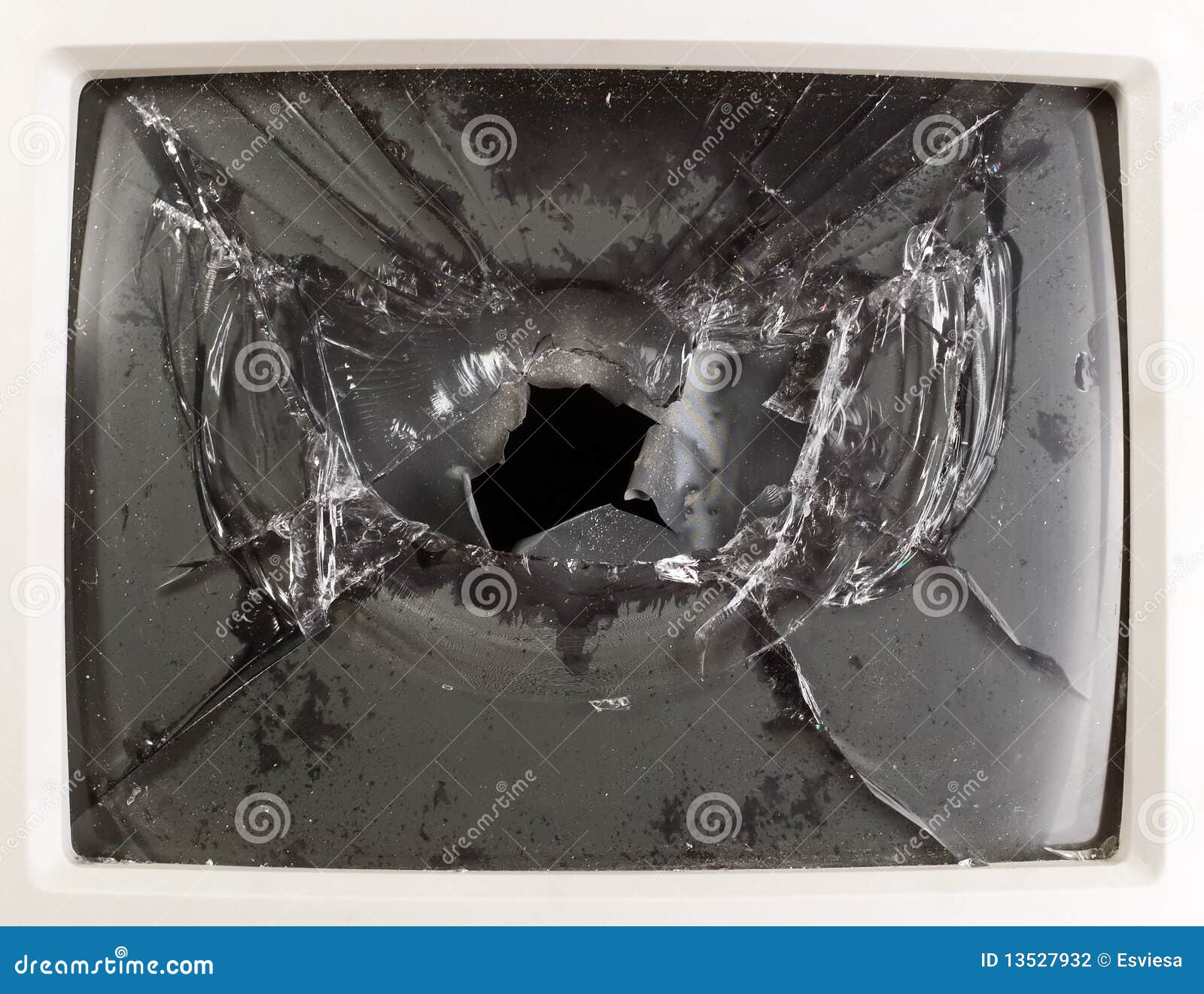 Broken screen of computer stock photo. Image of damage - 13527932