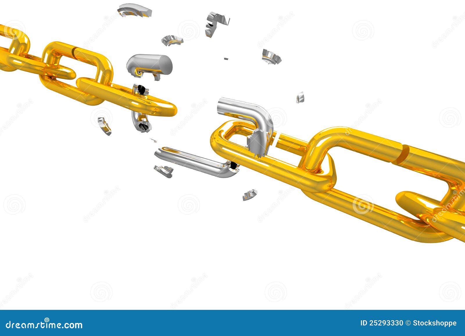 Broken Shackle Stock Photo | CartoonDealer.com #25293330
