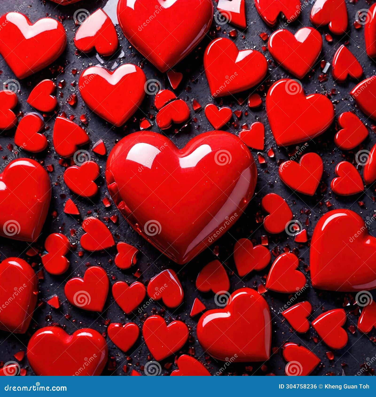 Broken and Shattered Heart, Heartboken with Lost Love Stock ...