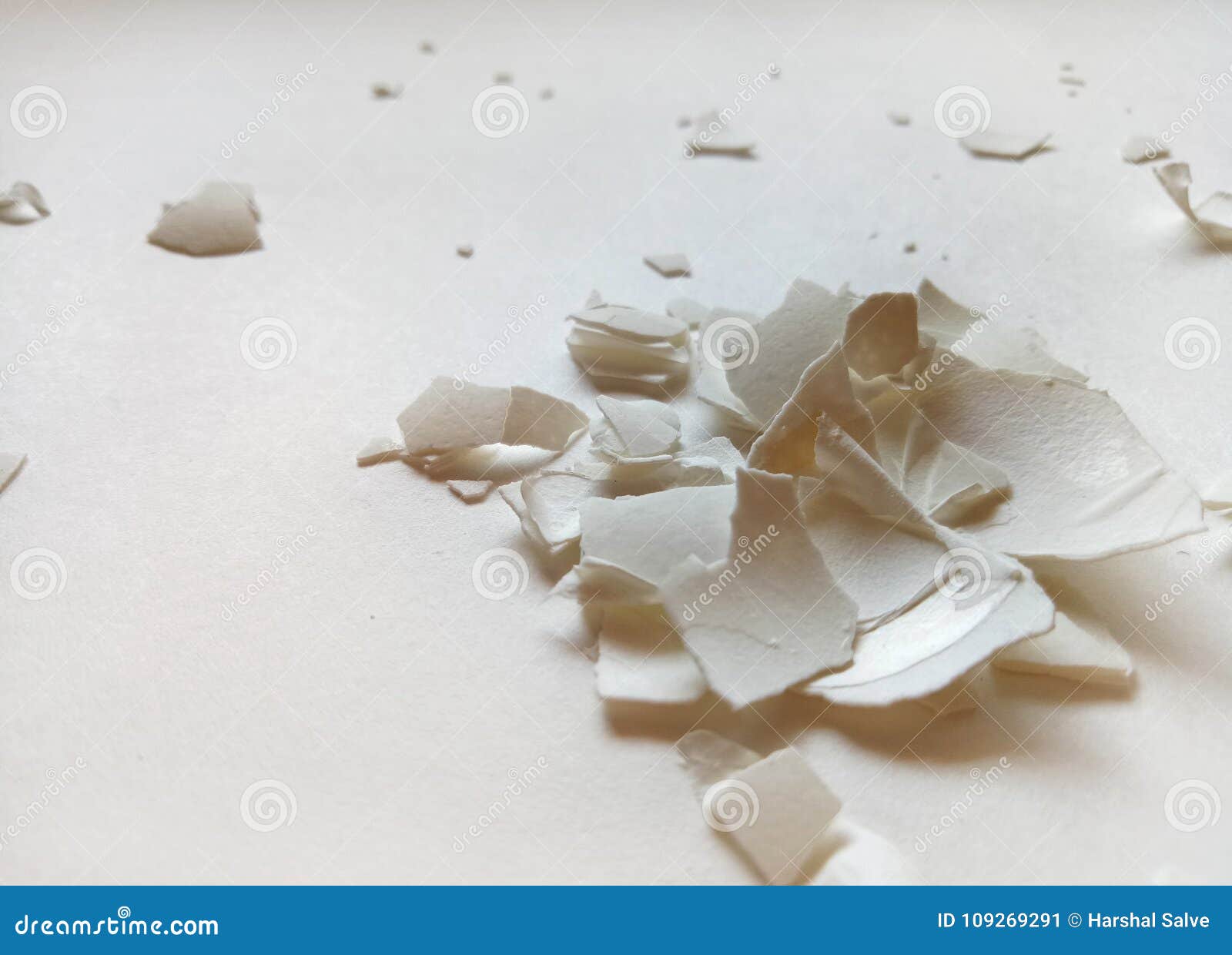 Broken Shell Particles of Egg Stock Image - Image of nutrients, detail ...