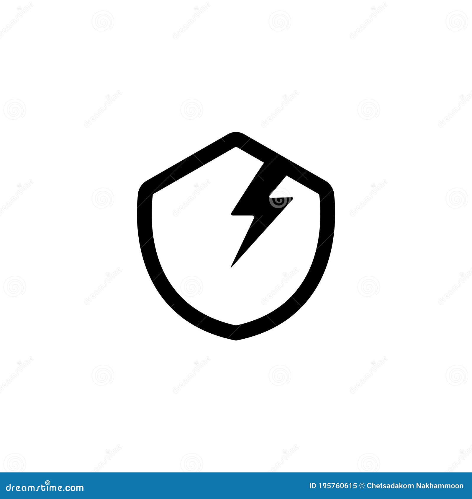 Broken Shield Icon Vector Isolated on White Stock Vector - Illustration ...