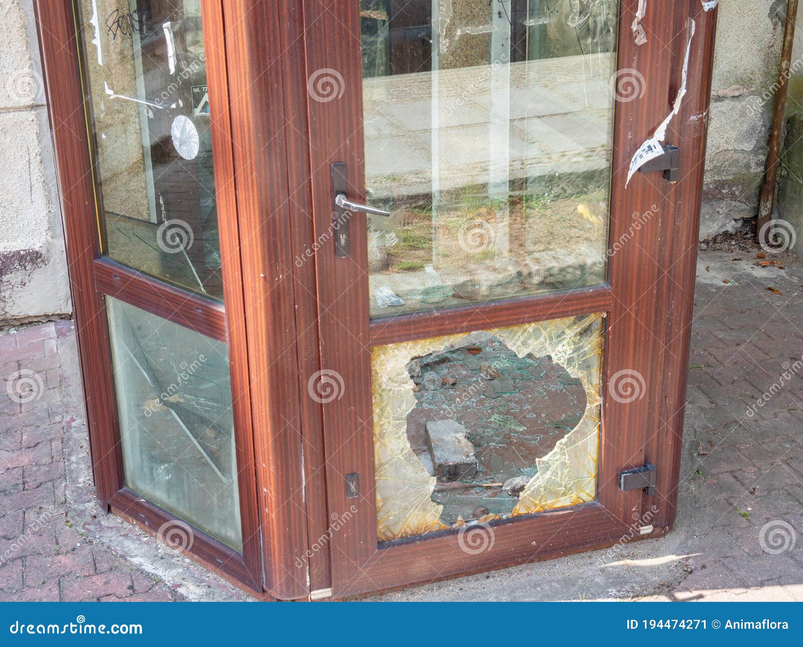 Broken Shop Window Stock Image | CartoonDealer.com #36567145