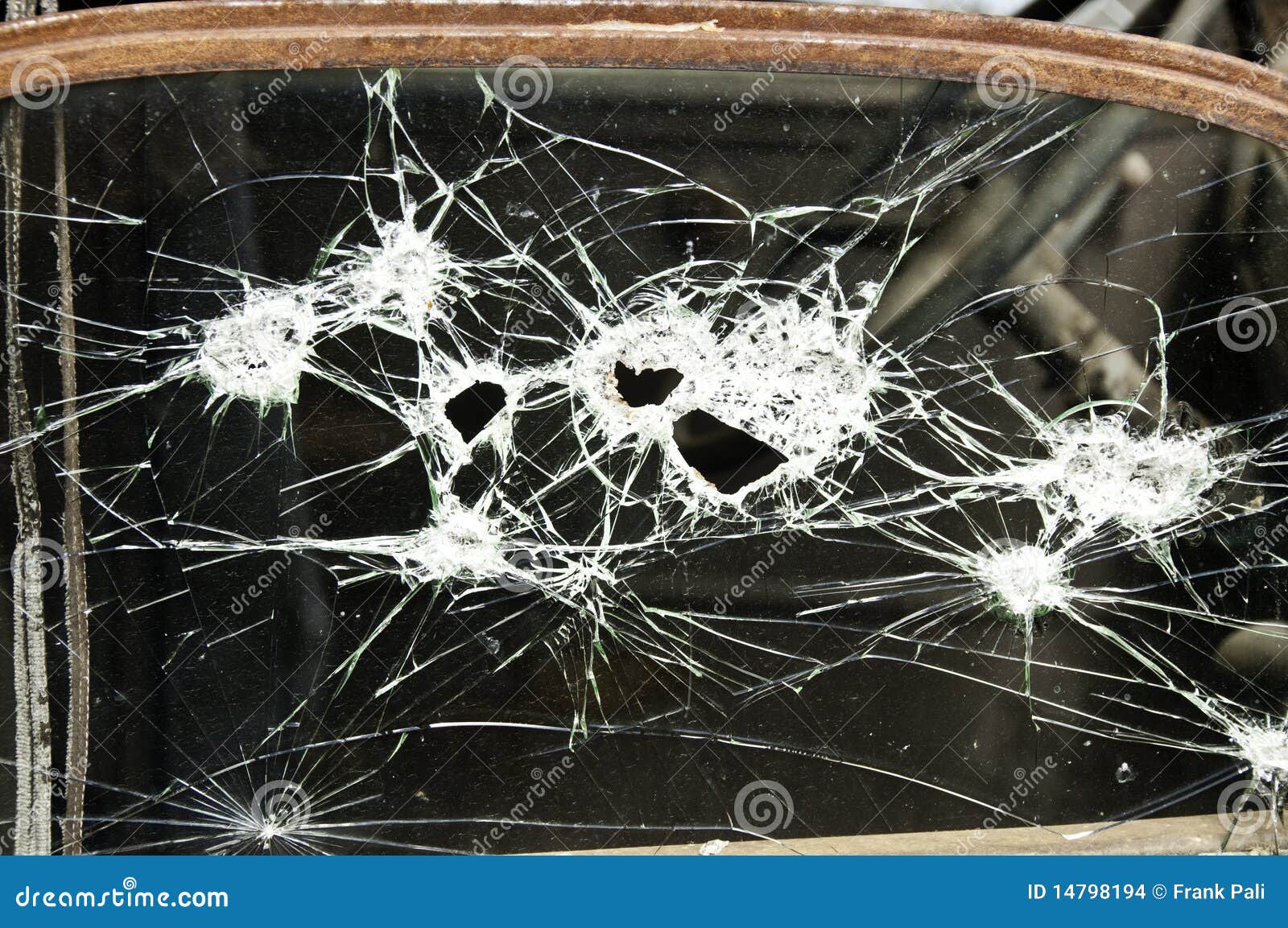 Broken side window stock photo. Image of window, damaged - 14798194