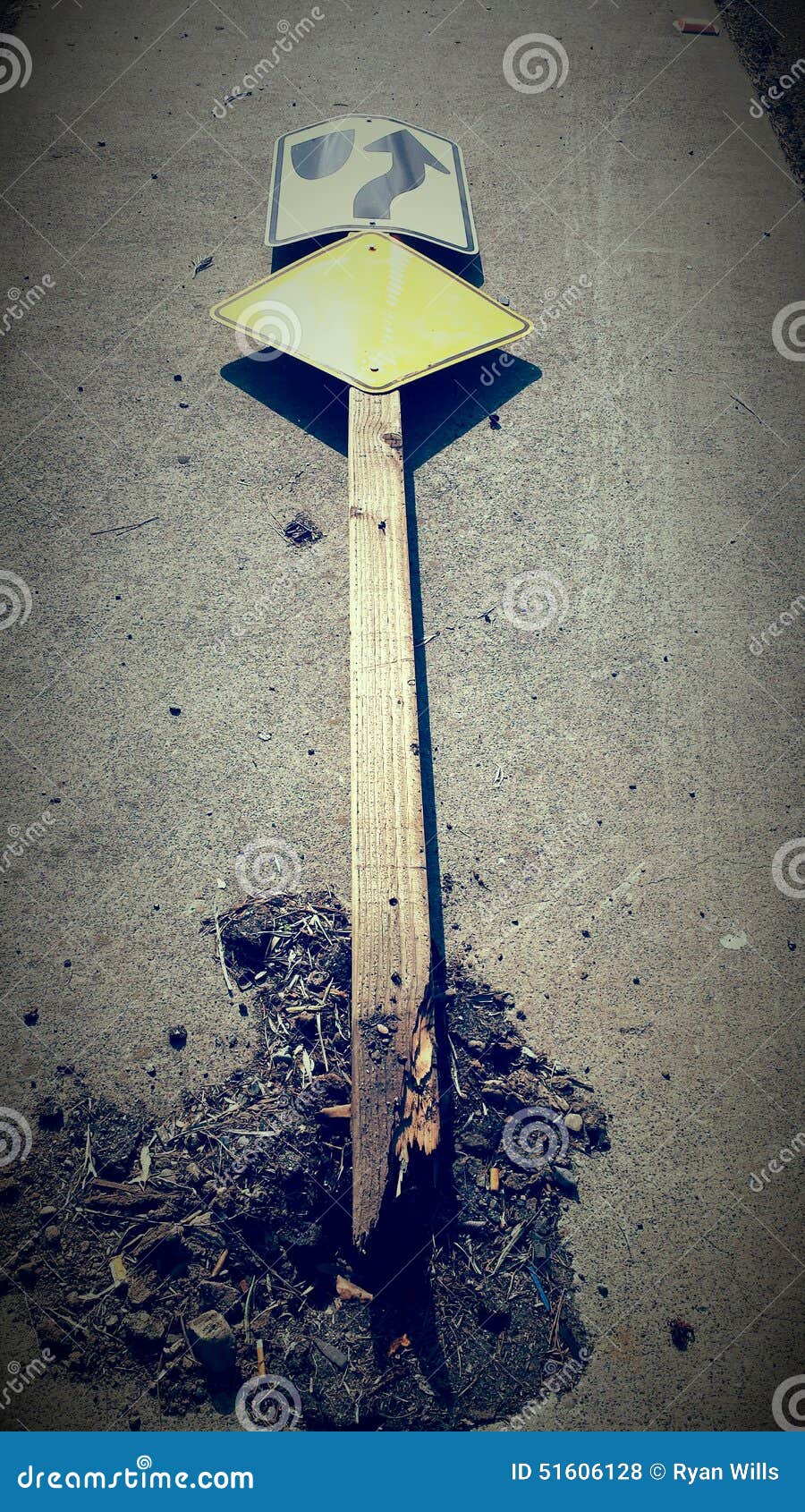 Broken Sign Royalty-Free Stock Photo | CartoonDealer.com #16151985