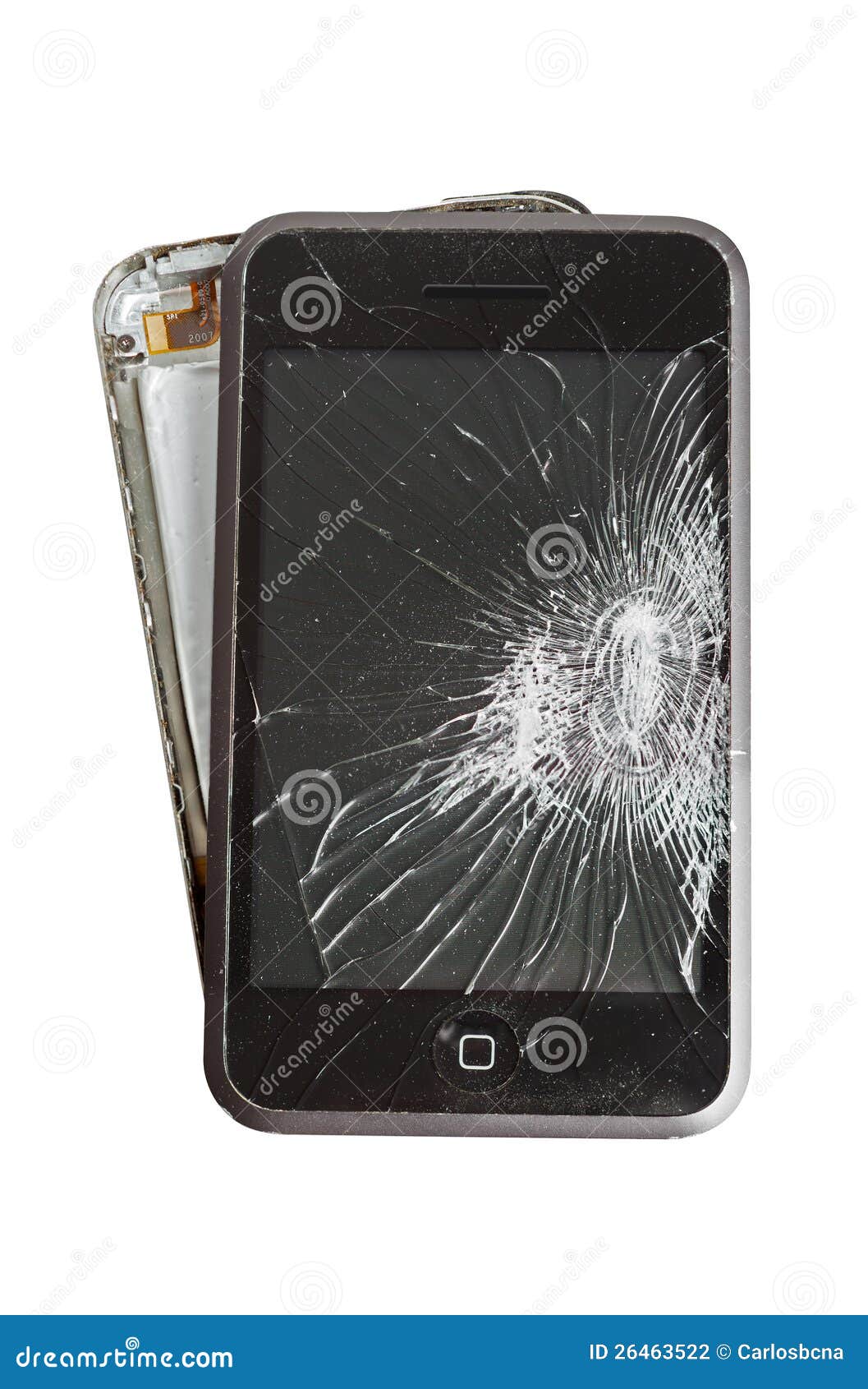 Broken smartphone editorial photography. Image of screen - 26463522