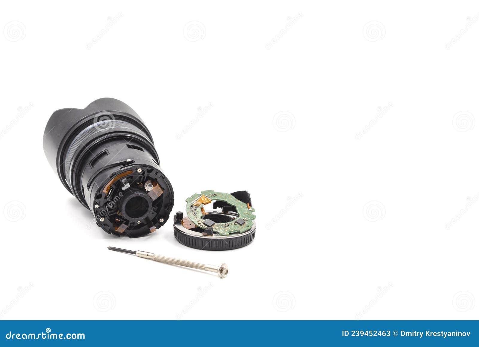 Broken Electric Camera Lens Stock Image - Image of lens, dirty: 239452463