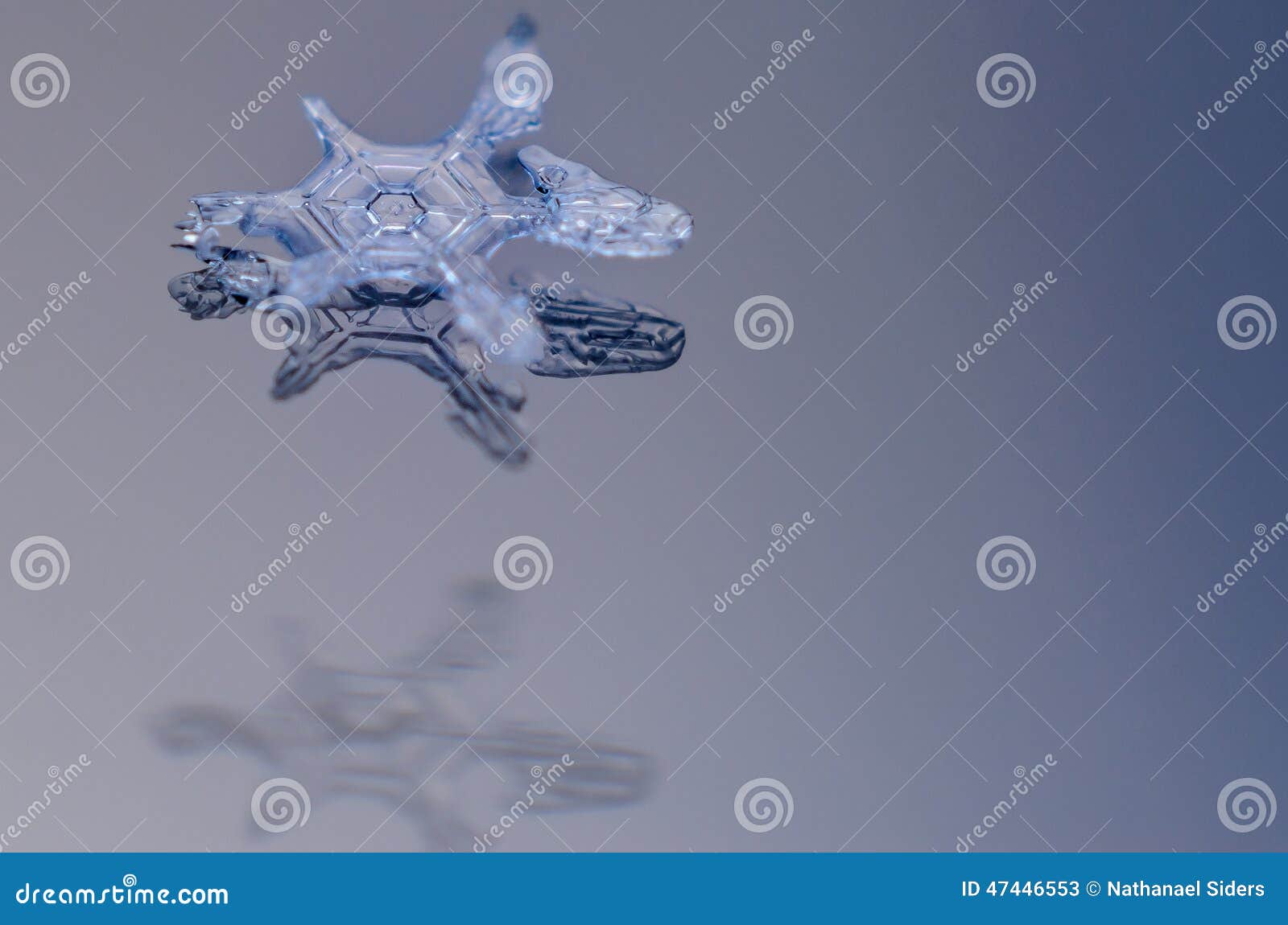 Broken Snowflake stock image. Image of nature, season - 47446553