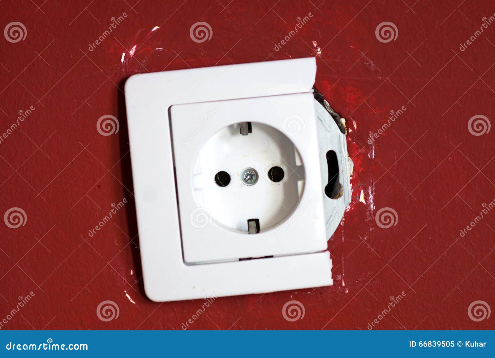 Broken socket stock image. Image of electricity, appliance - 66839505