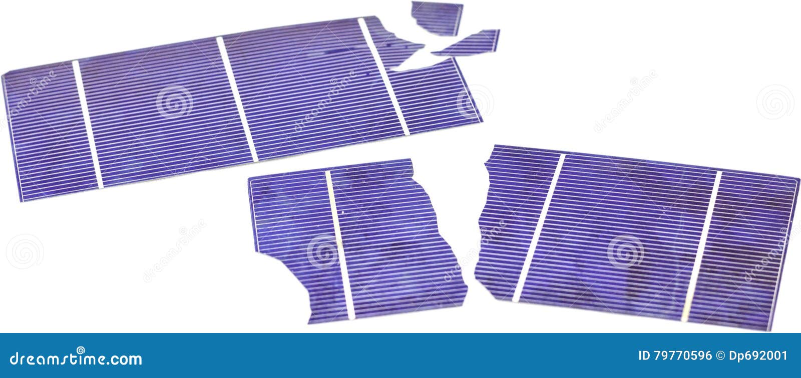 Broken Solar Cells stock photo. Image of isolated, energy - 79770596