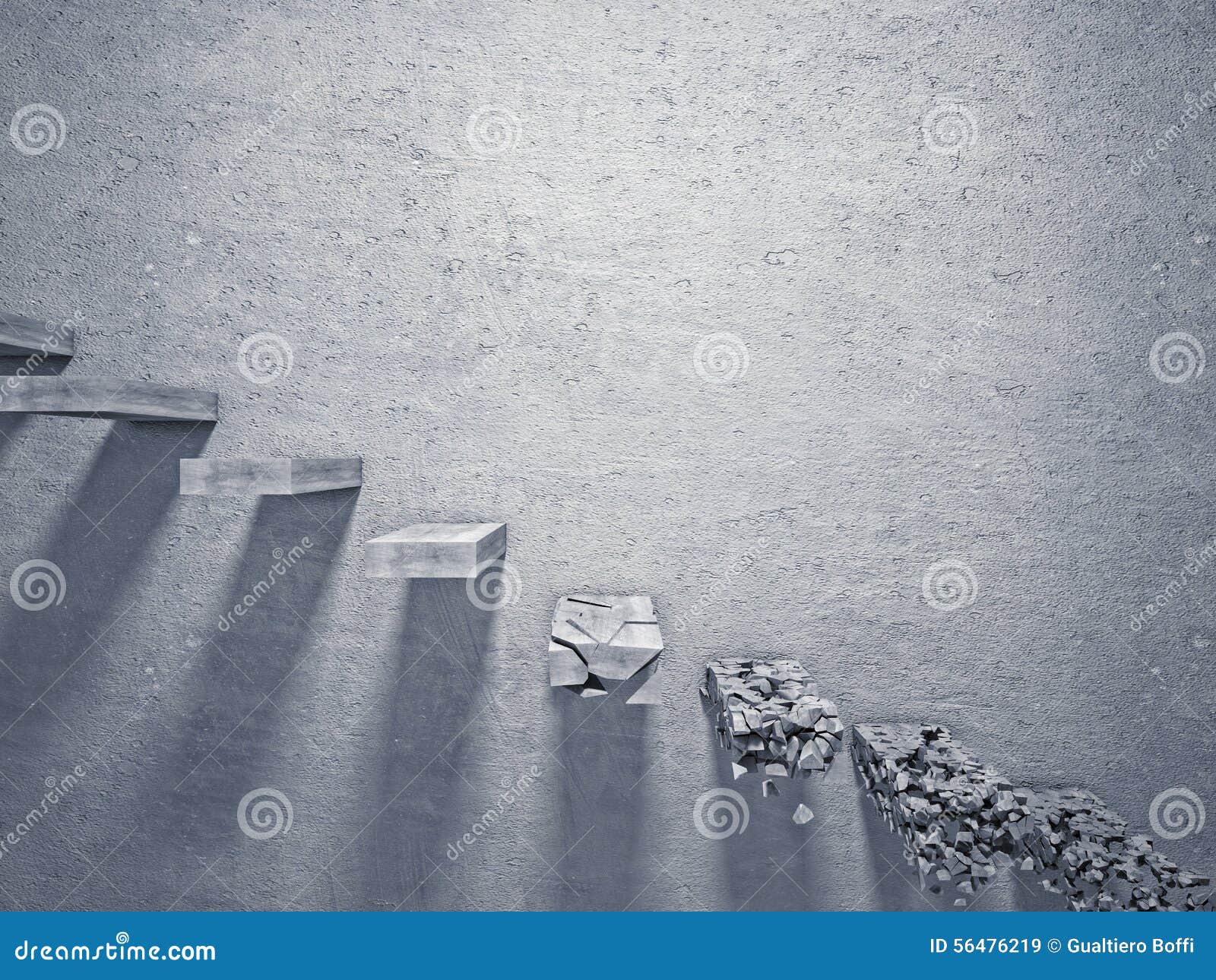 Broken Stair Stock Image | CartoonDealer.com #56476219