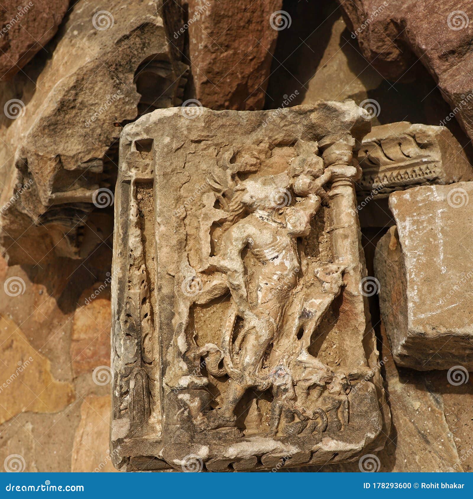 Broken statue stock photo. Image of statue, broken, india - 178293600