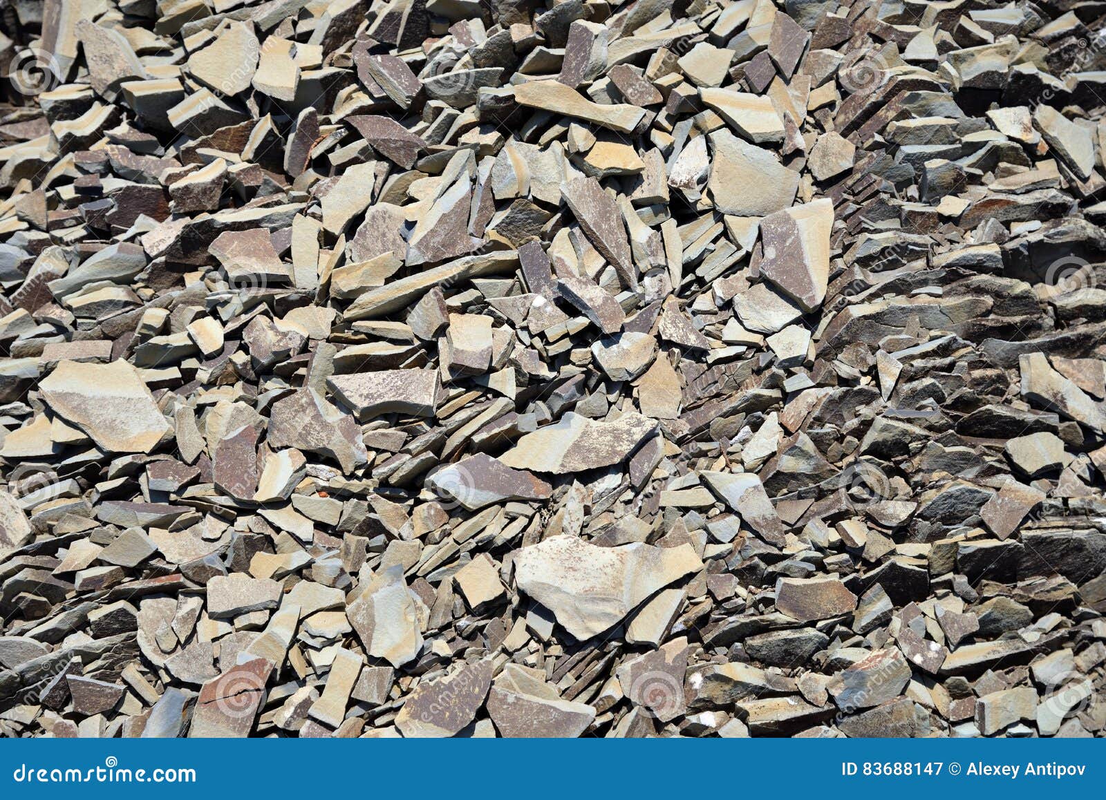 Broken stone fragmentation stock image. Image of white - 83688147