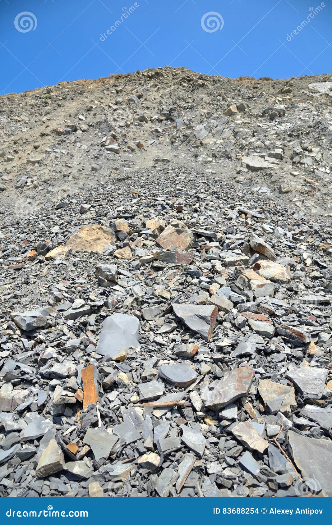 Broken stone fragmentation stock photo. Image of abstract - 83688254