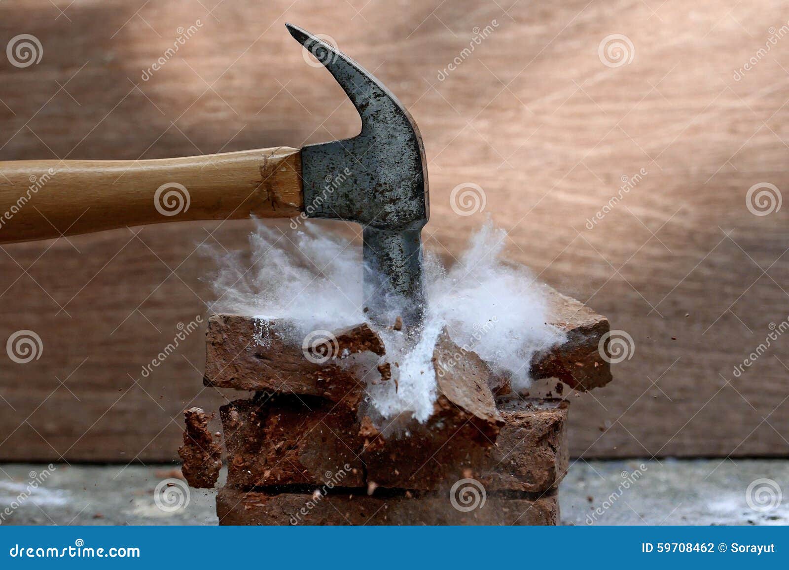 Broken stone stock photo. Image of break, bits, smash - 59708462