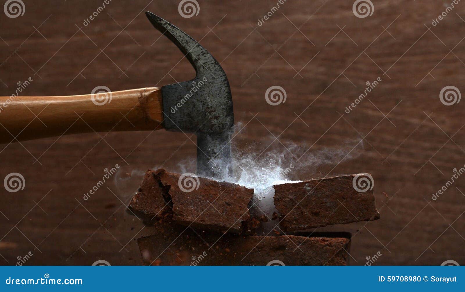 Broken stone stock photo. Image of pieces, ruin, destruction - 59708980