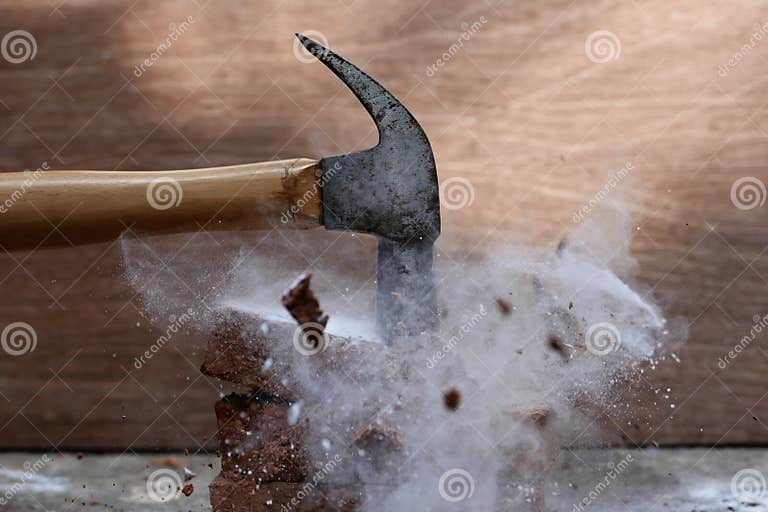 Broken stone stock image. Image of smash, concept, anger - 59709655