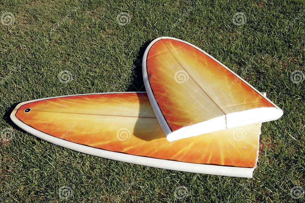 Broken Surfboard stock image. Image of snap, gear, surf - 1866951